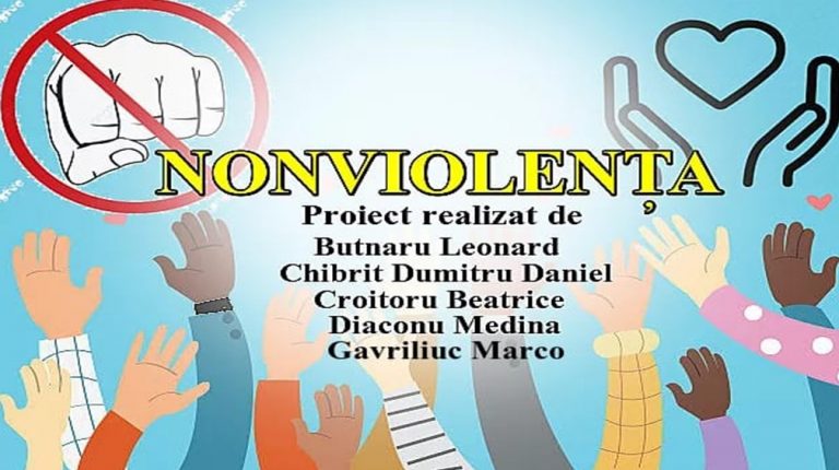 Săptămana internaţională a nonviolenţei în şcoală