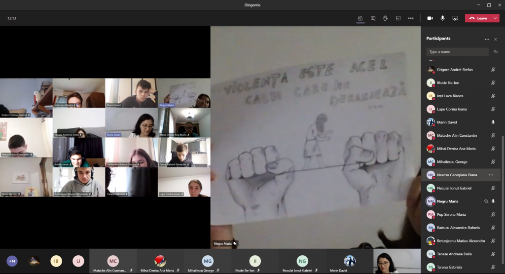 Săptămana internaţională a nonviolenţei în şcoală