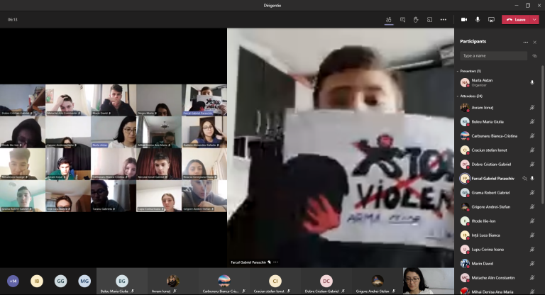 Săptămana internaţională a nonviolenţei în şcoală